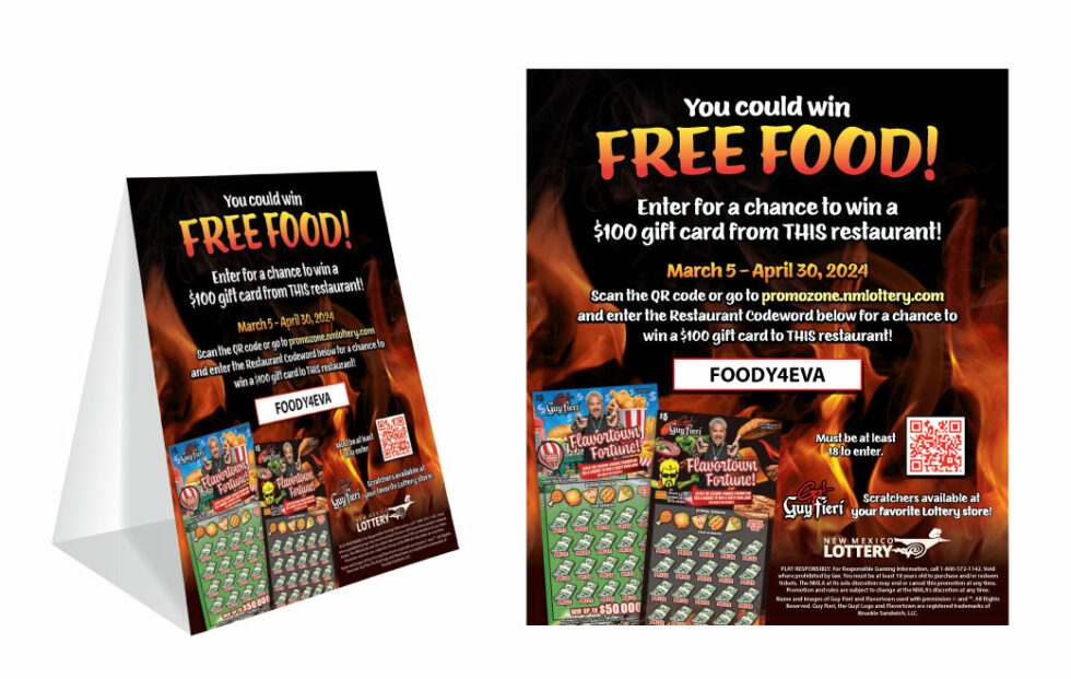 Codeword Promotion Example | NM Lottery